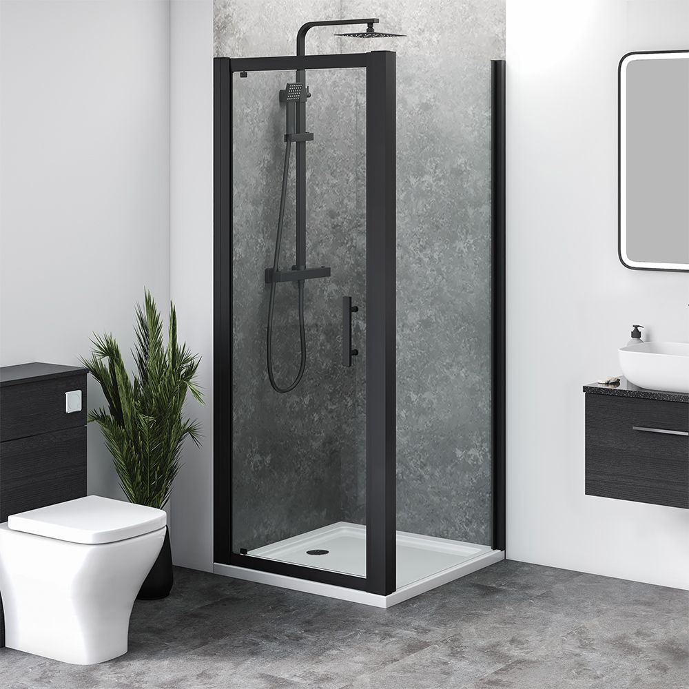 Aqua I6 Pivot Shower Door 700mm X 1900mm High