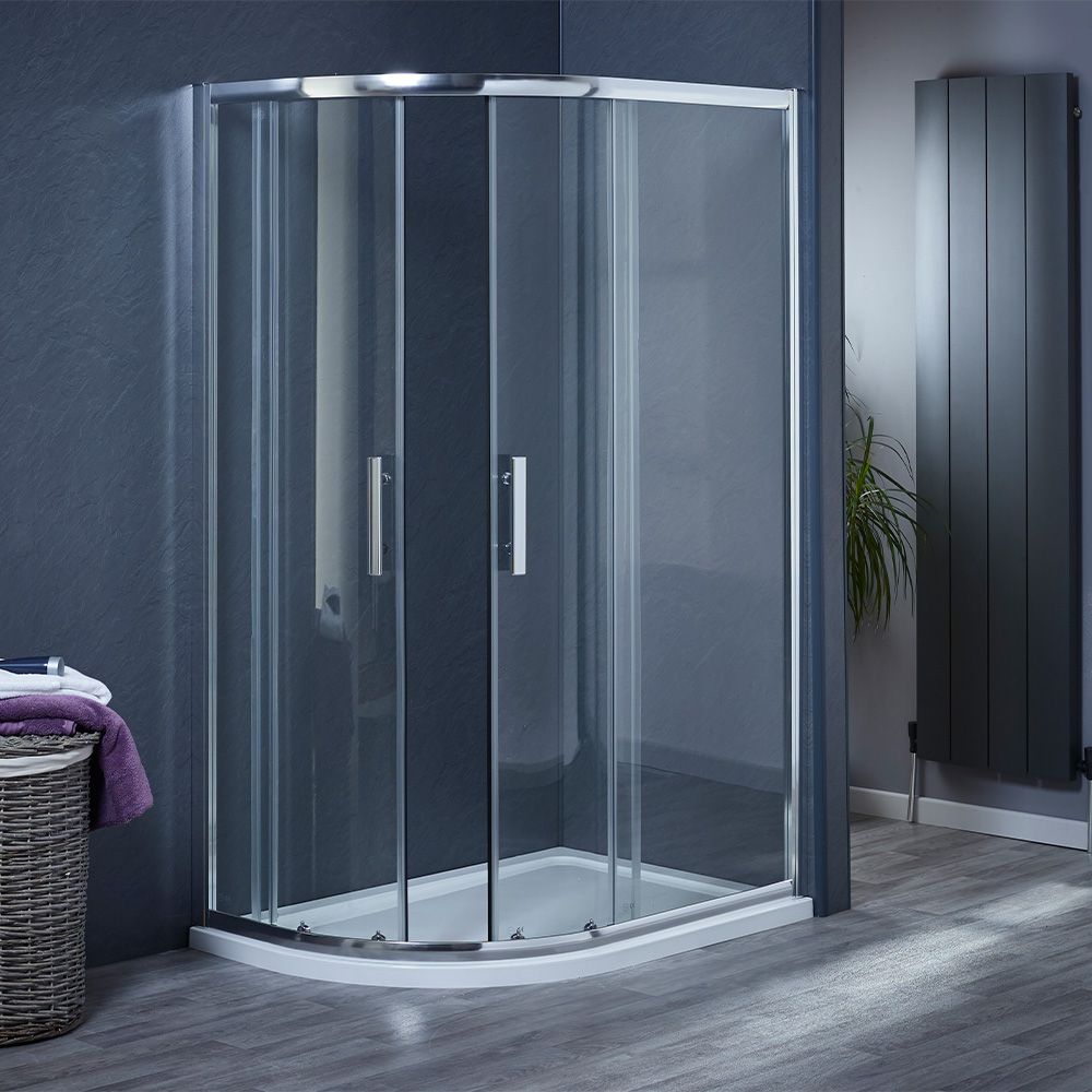 Aqua I 8 Offset Quadrant Shower Enclosure 900mm X 760mm X 1900mm High